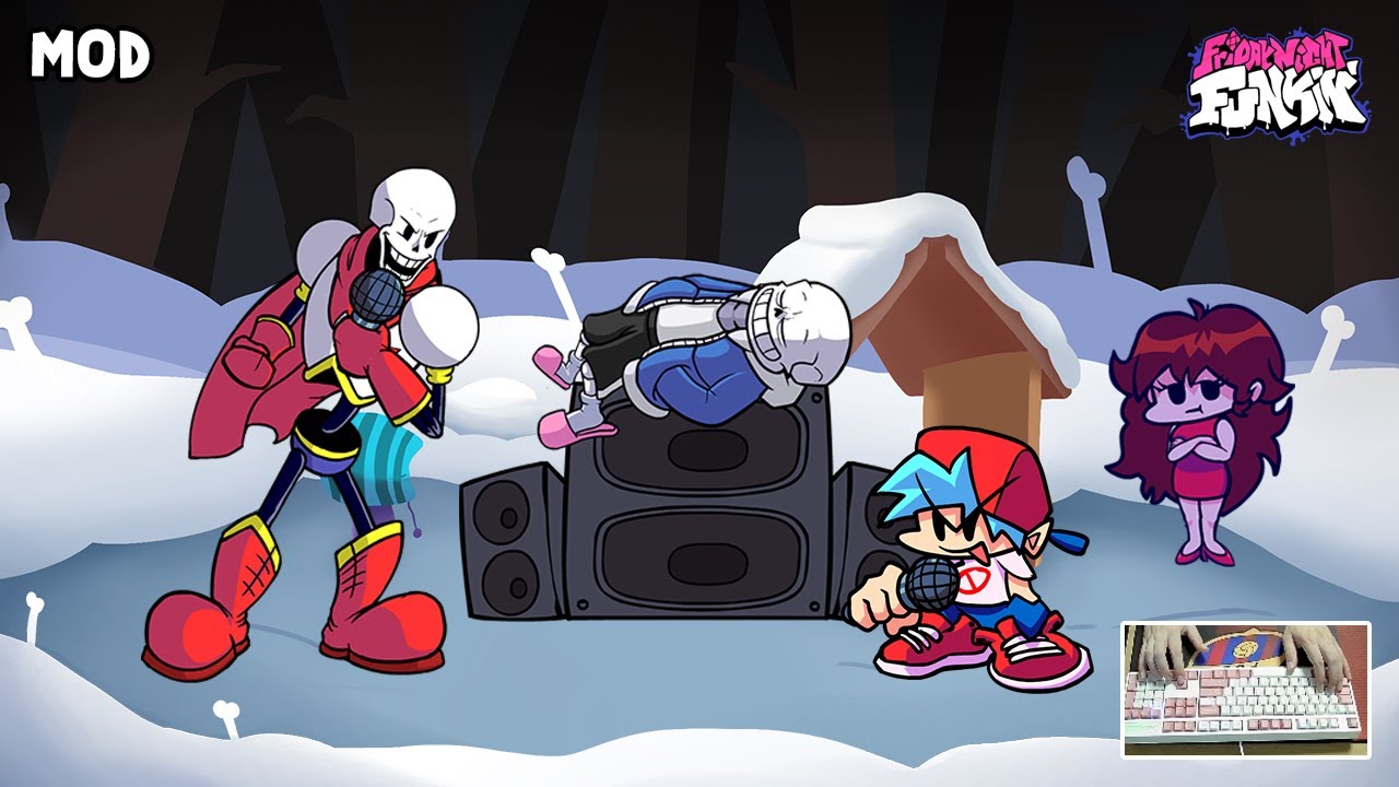 VS Papyrus UNDERTALE hard. Friday Night Funkin. FNF mod showcase. - YouTube