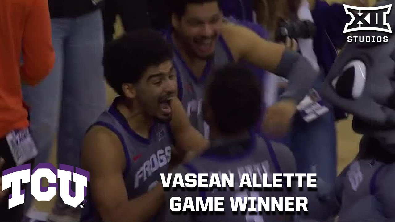 Vasean Allette Drains GAME WINNER 3 PT Shot vs. Oklahoma State - YouTube