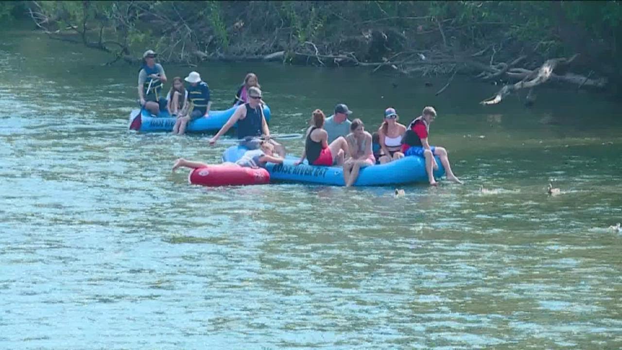 People flock to the Boise River on the final day of the 2022 float ...