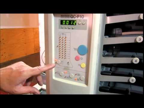 Horizon QC P10 10 Station Vertical Tabletop Collator w Bookletmaker ...