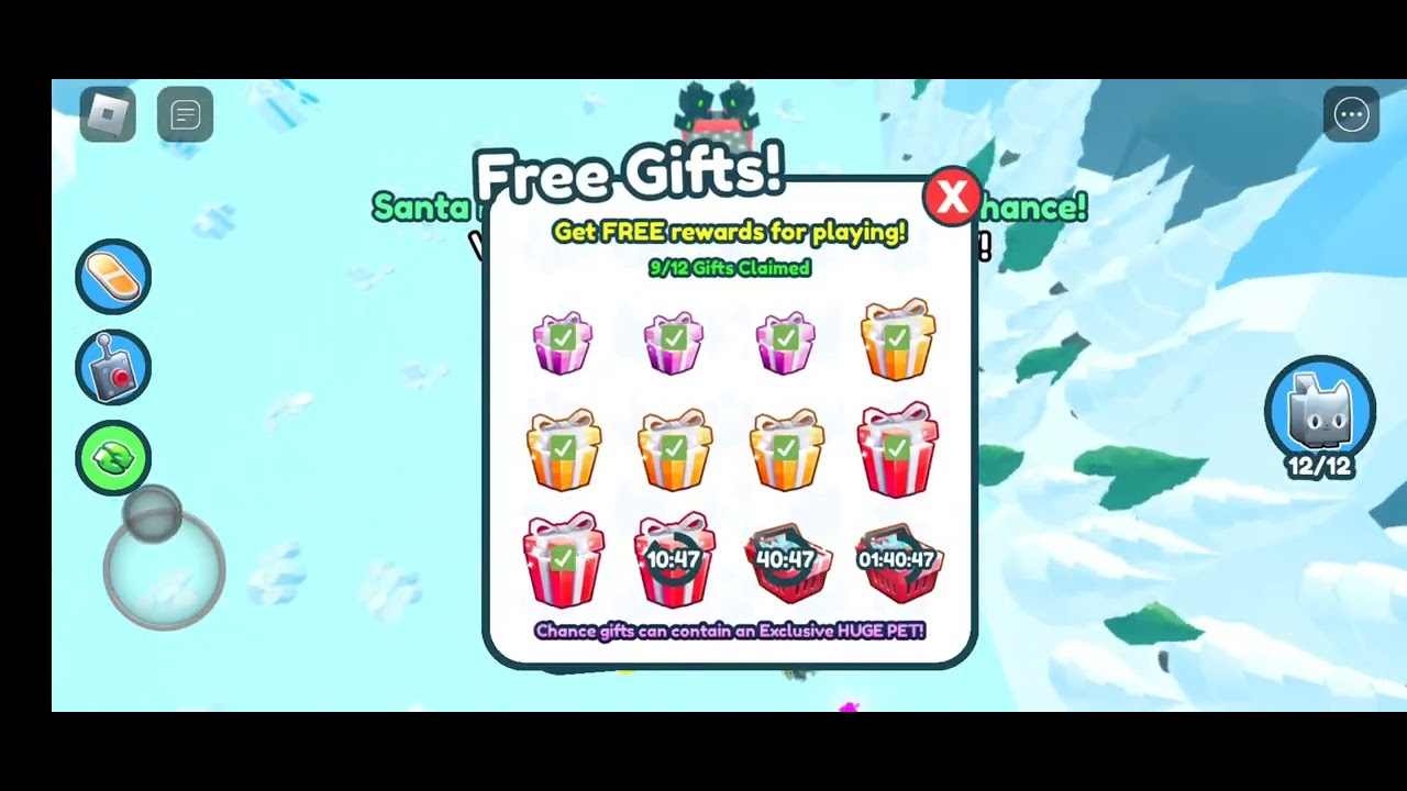 DID I GET HUGE SNOWMAN??? pet sim x rohblocks - YouTube