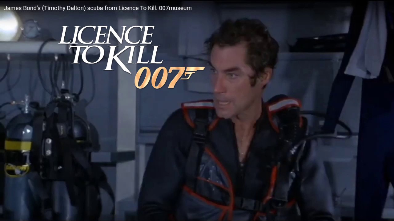 James Bond’s (Timothy Dalton) scuba equipment from Licence To Kill www ...