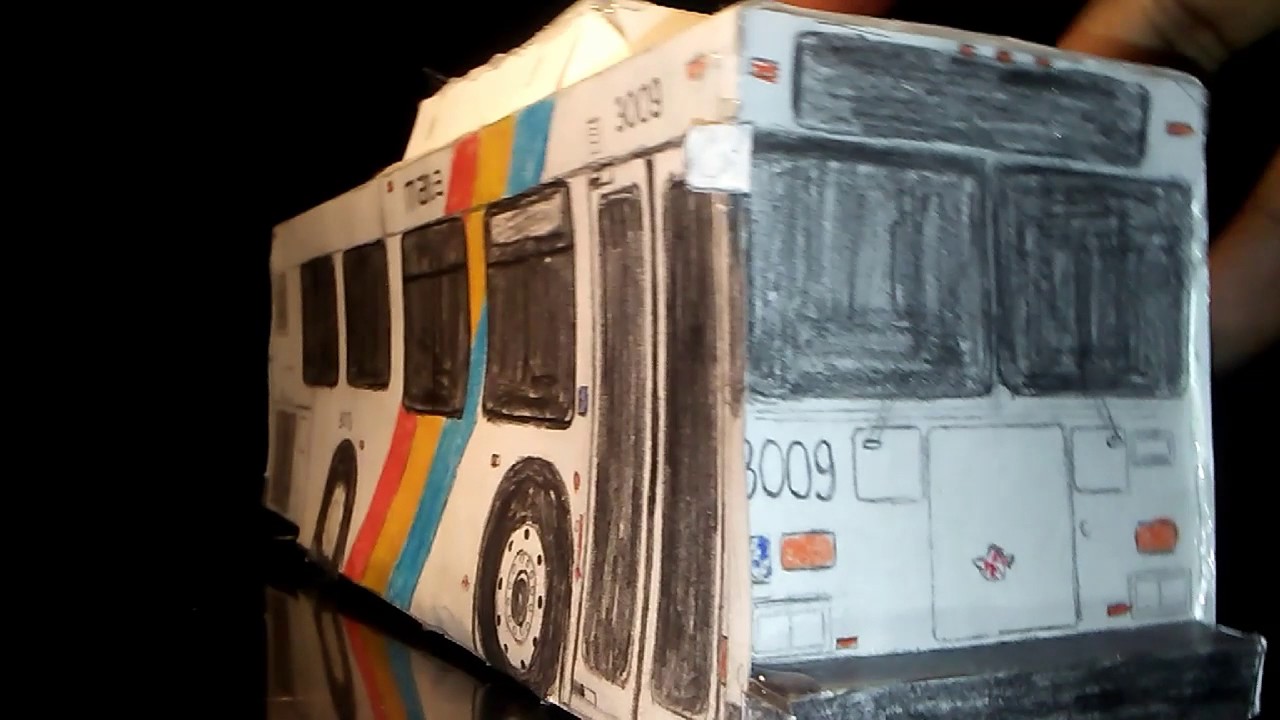Paper Model Marta Bus: 2000 C30lf #3009 - YouTube