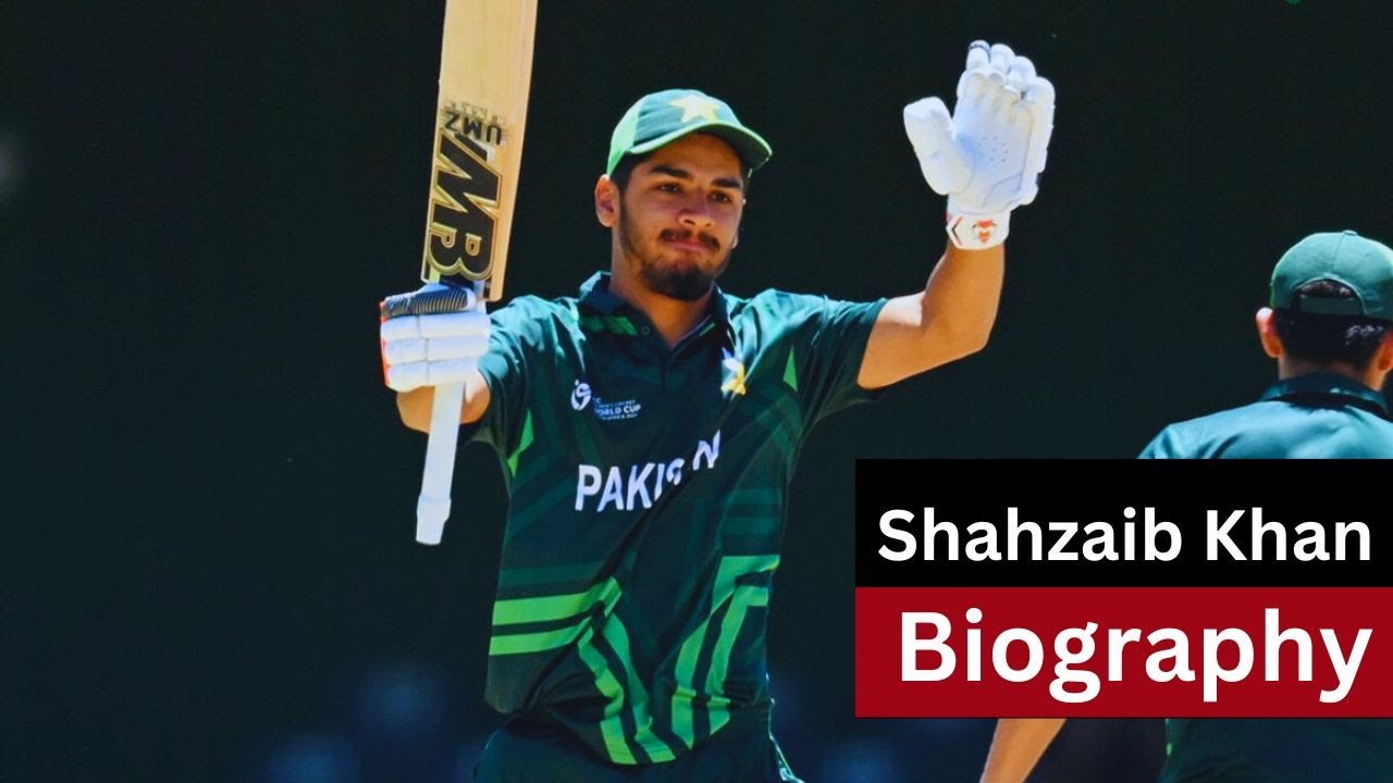 Shahzaib Khan Biography | Shahzaib Khan Cricketer | Shahzaib Khan ...