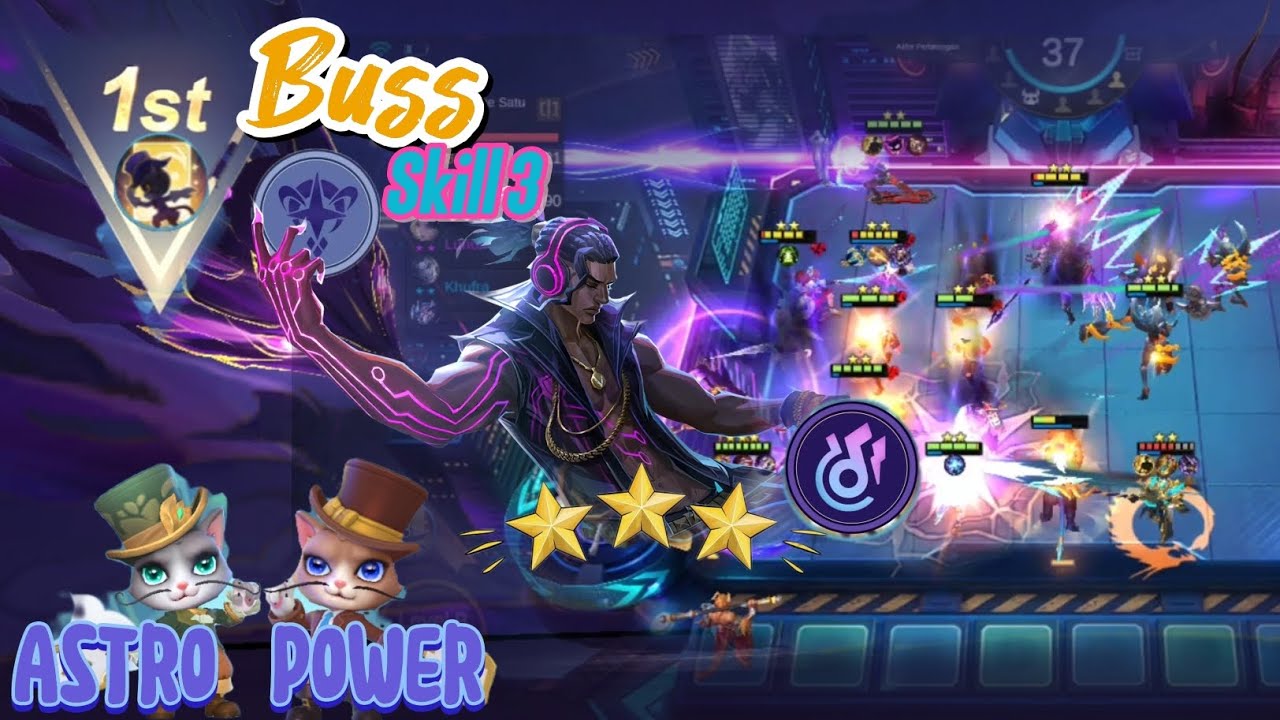 Brody 🌟 🌟 🌟 Stun Astro Power • Commander Buss Skill 3 • Magic Chess ...