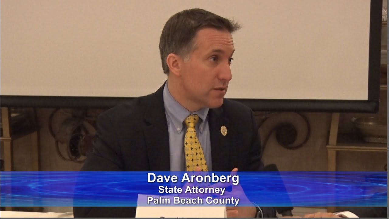 State Attorney Dave Aronberg on Opioid Crisis - YouTube