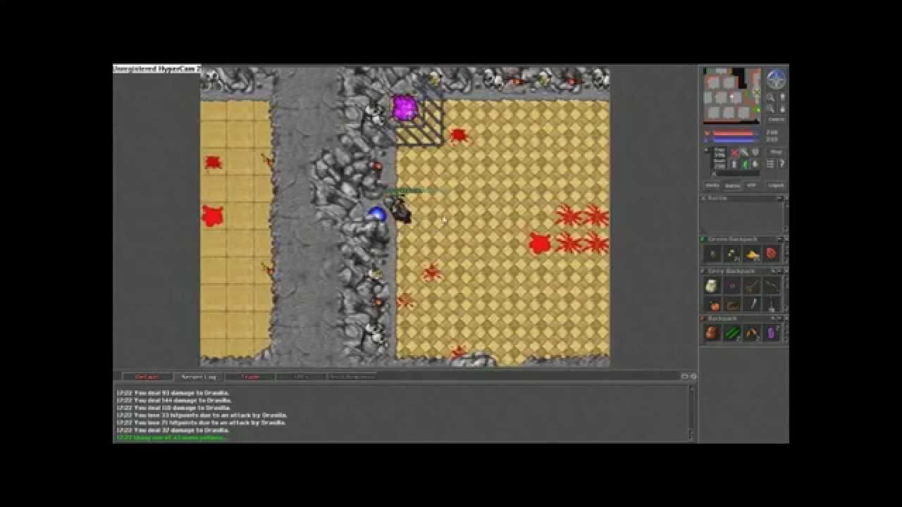 Tibia - Arena 2 Scrapper - Lv 56 EK - YouTube