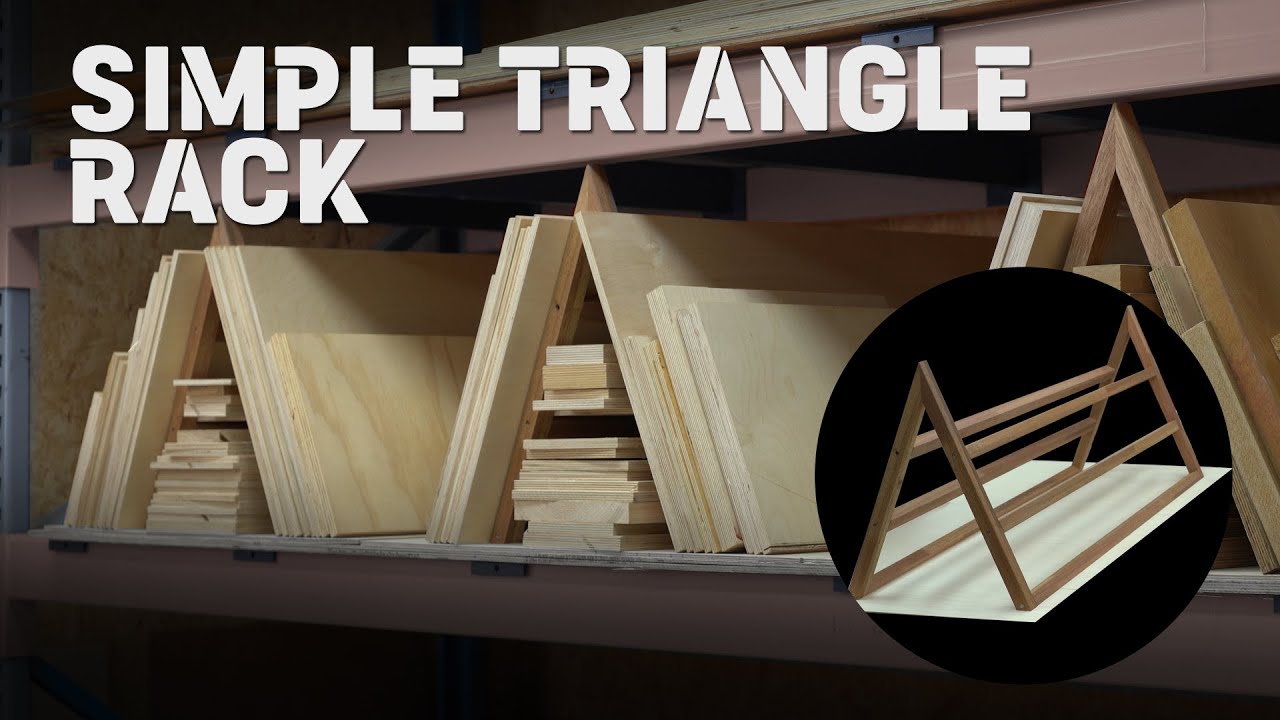 Build Simple Wood Storage Rack / DIY - YouTube