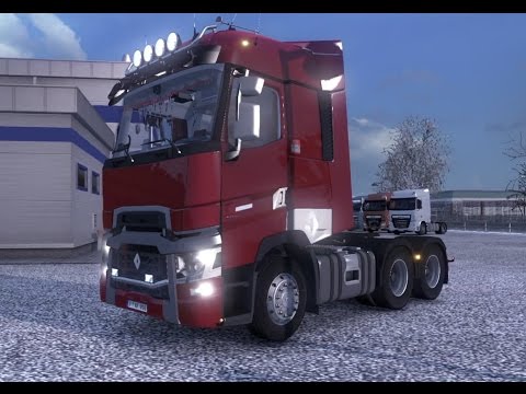 Eurotrucks 2 FranceMap Renault Range T 6x4 Calais-Le Havre - YouTube
