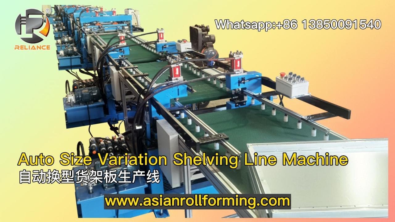 Auto Size Variation Shelving Line Machine/Shelving And Racking Line ...