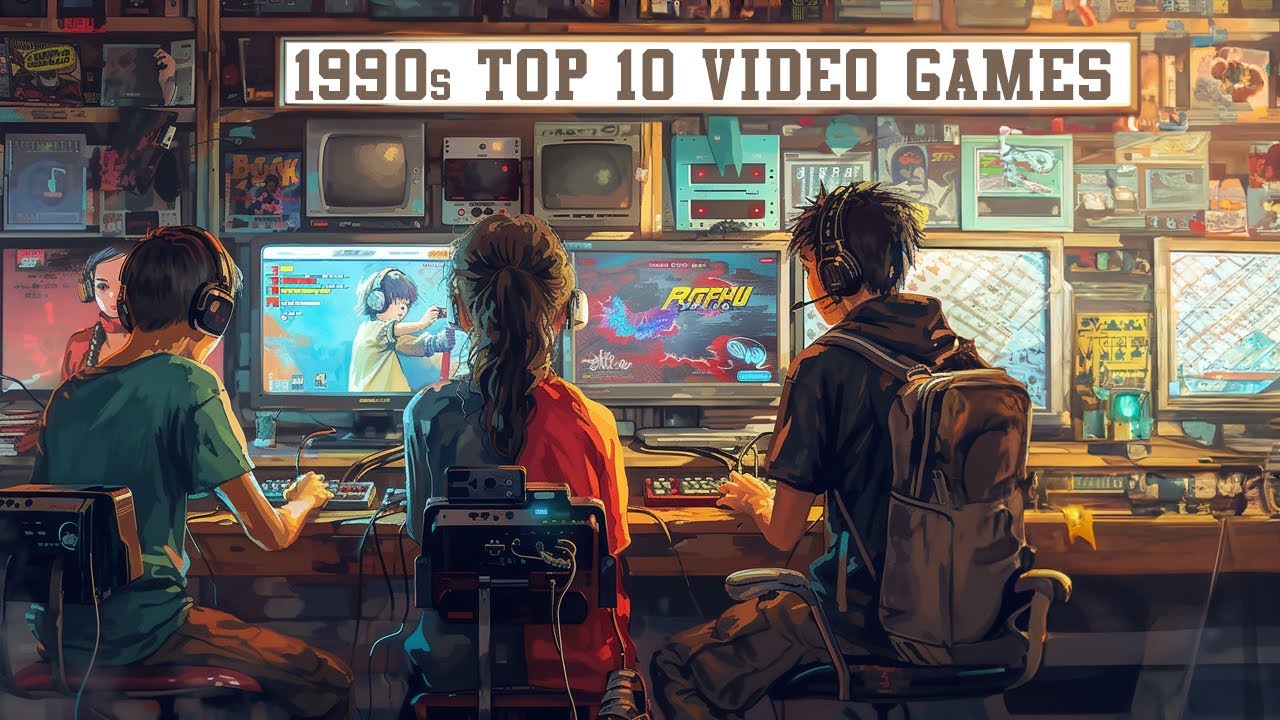 Top 10 Video Games by year 1990 - 1999 - YouTube