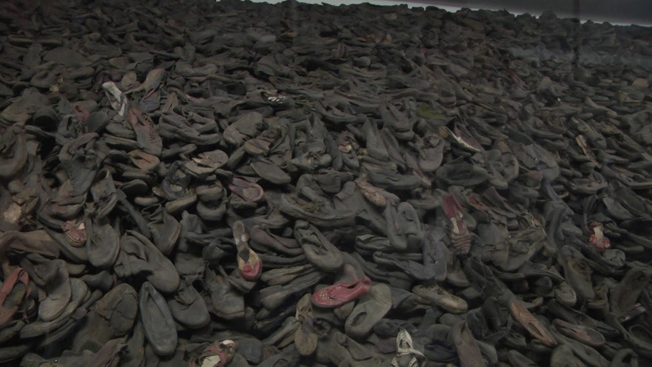 Piles of shoes prove that the Jews were gassed in the Nazi death camps ...