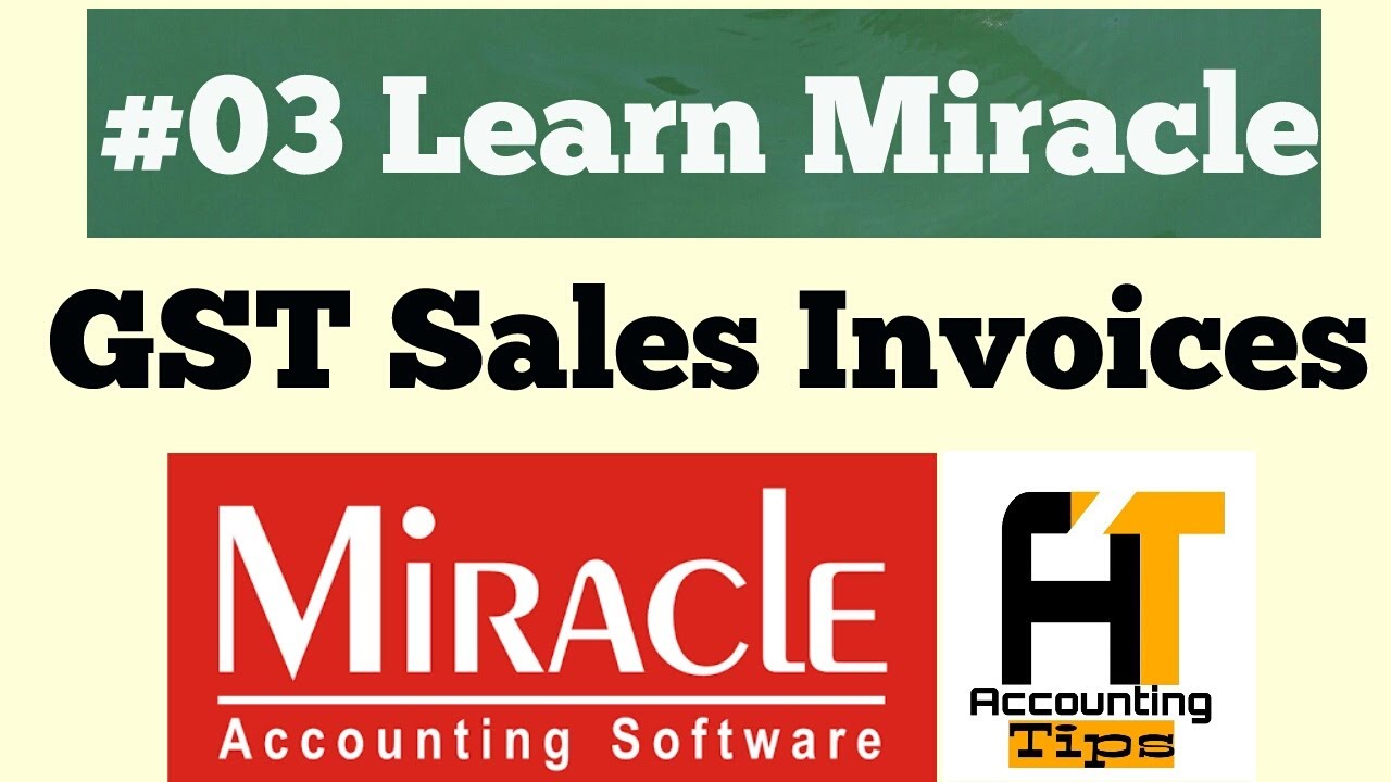 Create Sales & Purchase Invoice & Entry In Miracle Accounting Software ...