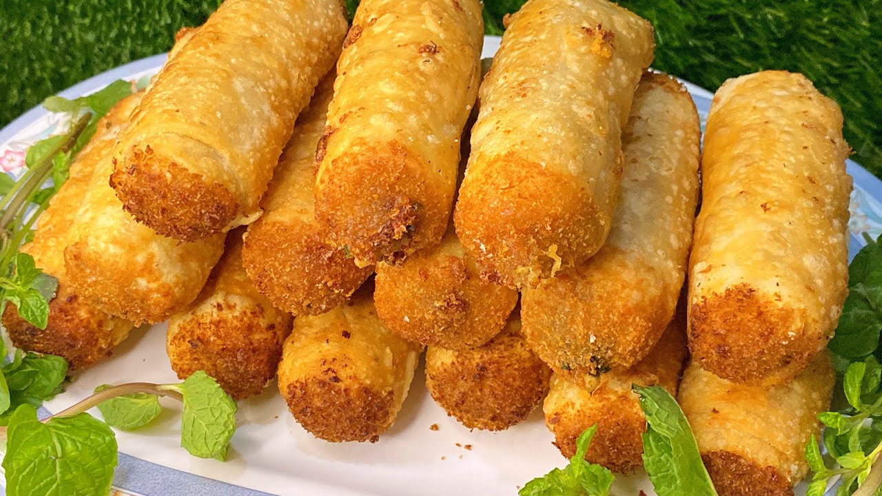 Potato Chicken Samosa Roll Recipe | Crispy & Delicious Chicken Roll ...