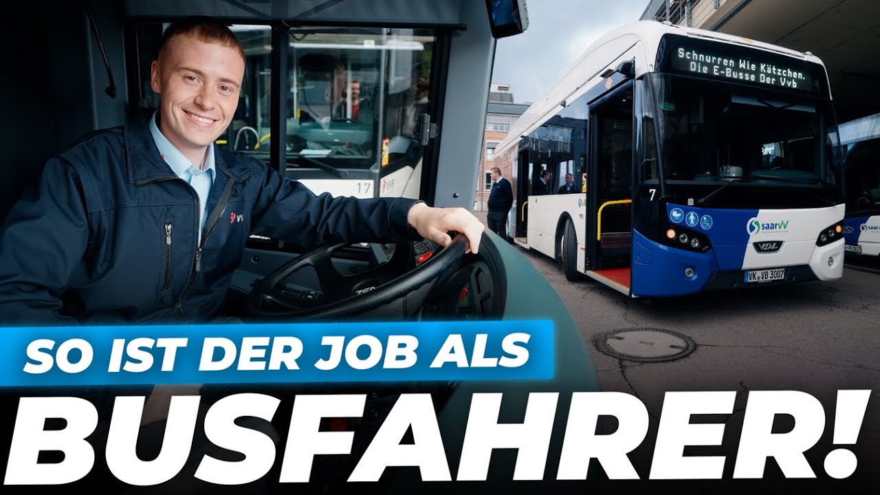 SO ist der Job als E-BUSFAHRER 🚍⚡️ | KOMMUNAL KANN - YouTube