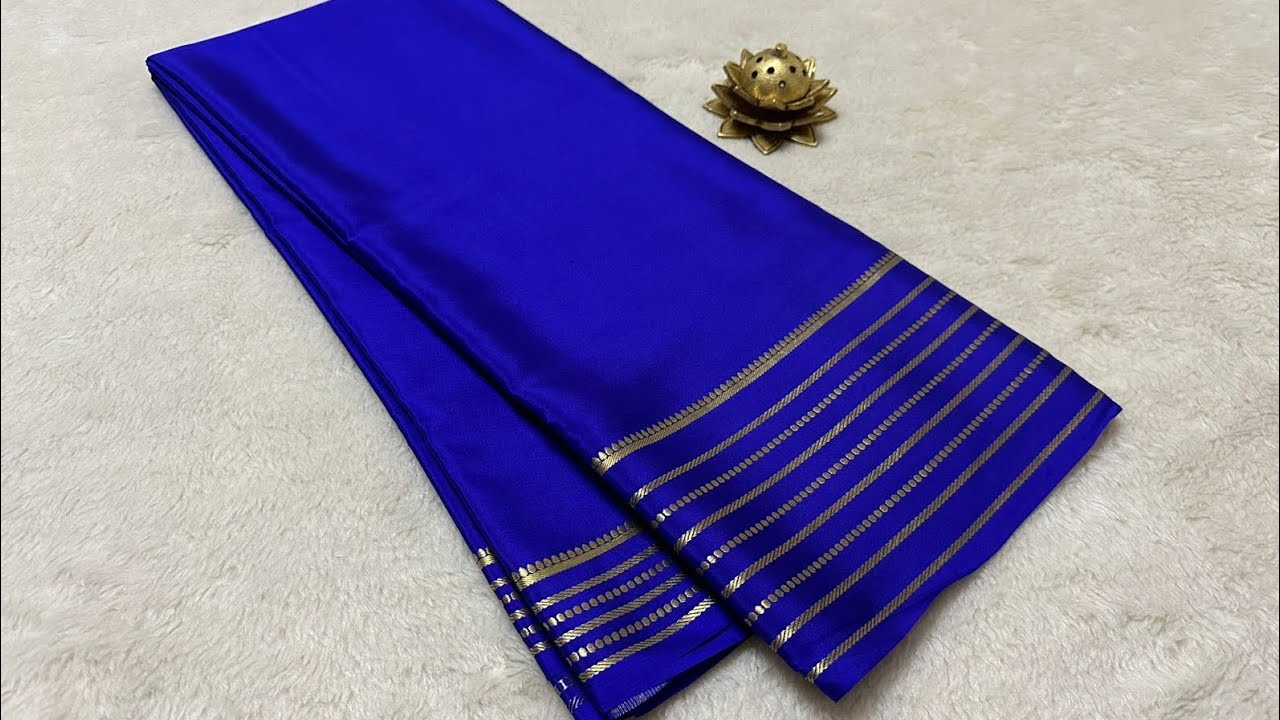 🤩Pure Mysore Silk saree🤩110grm Ksic thickness Price: 9599/-Silk mark ...