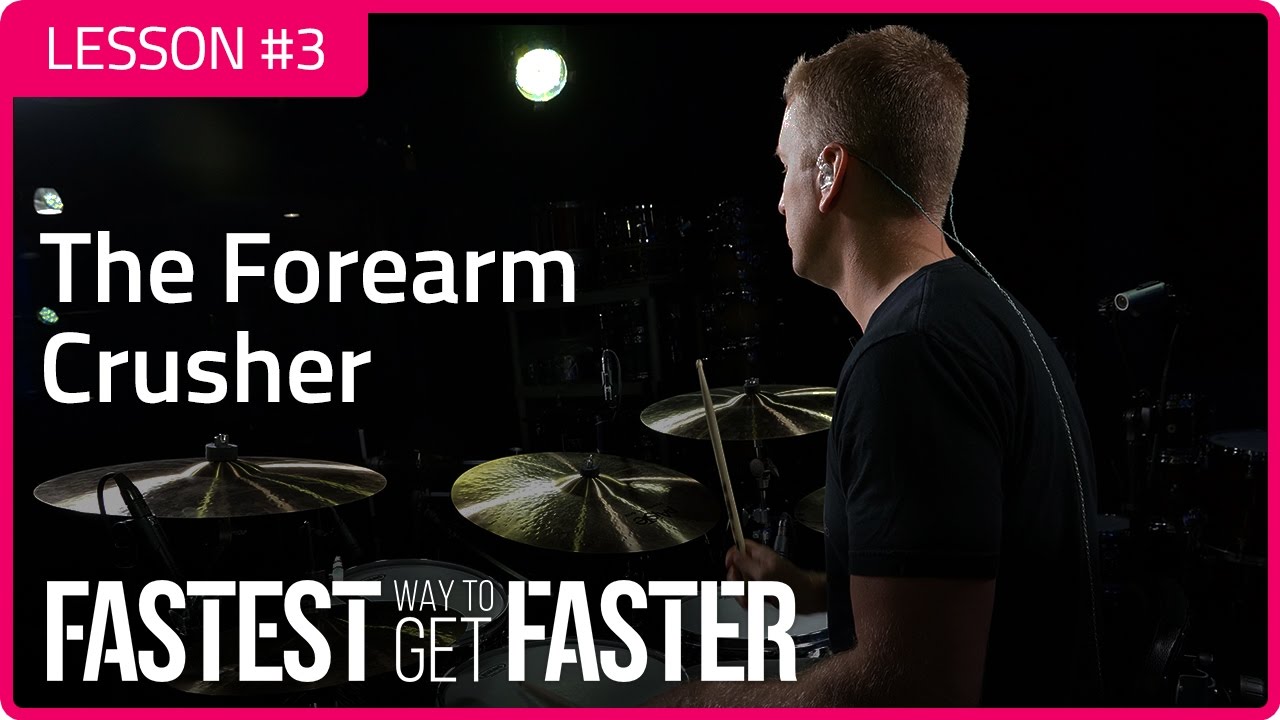 Fastest Way To Get Faster: The Forearm Crusher - Drum Lesson - YouTube