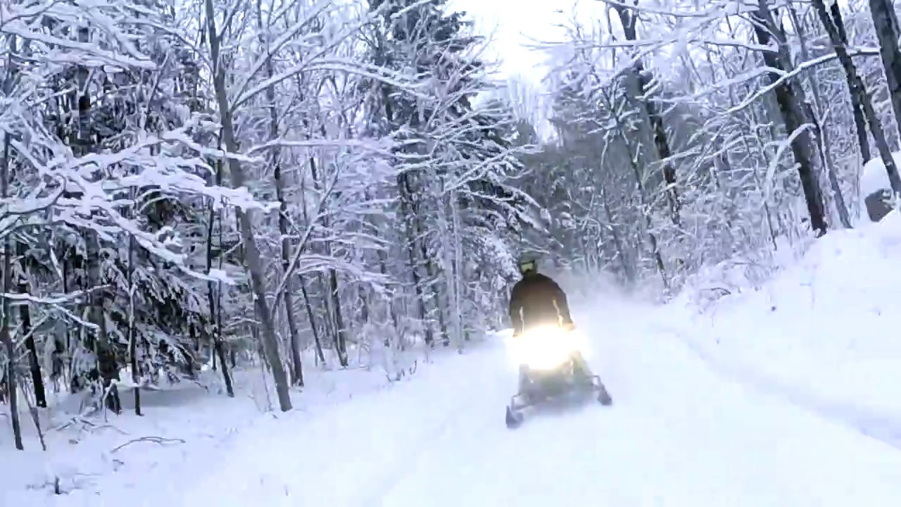 Northern WI Snowmobile Trip: Lakewood to the UP and Back - YouTube