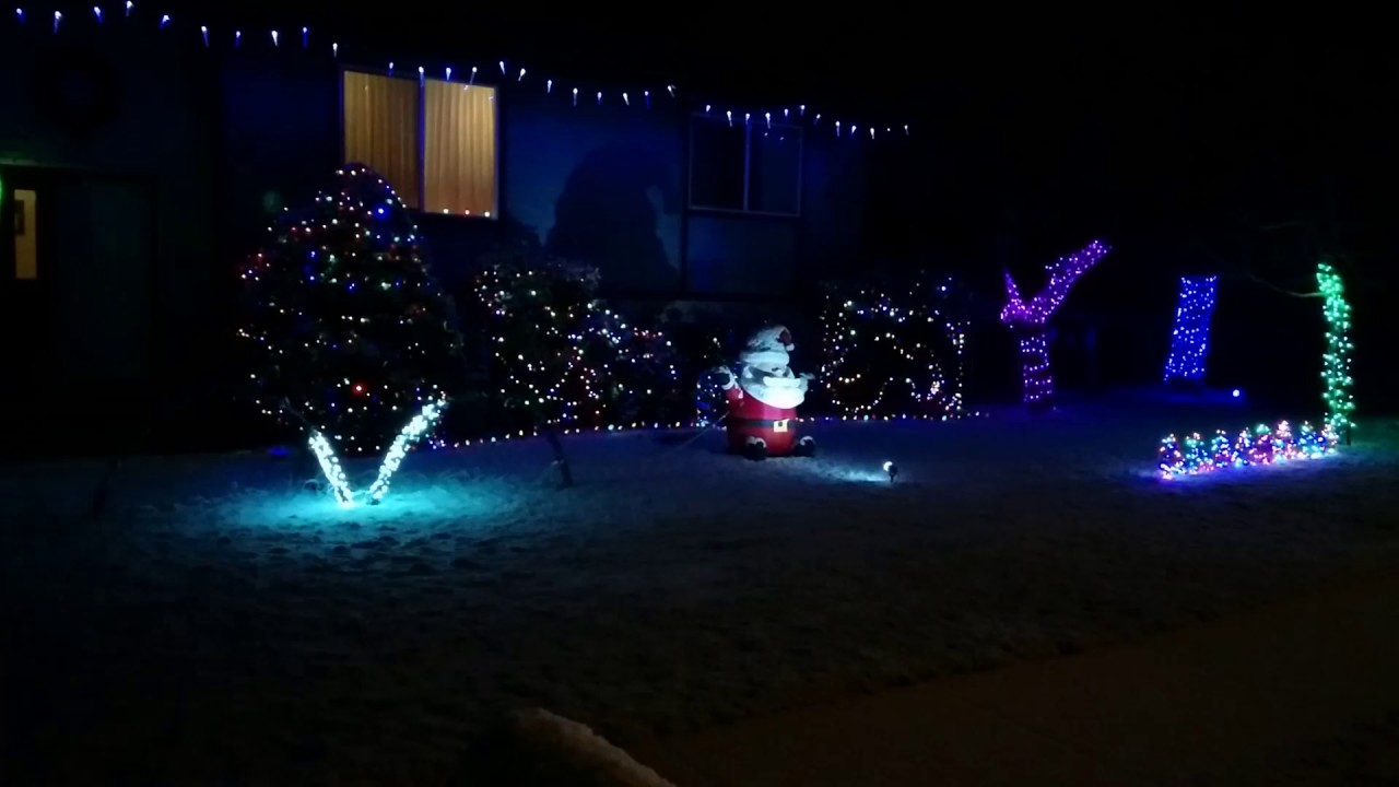 Joy to the World - Go Fish - Christmas Lights - YouTube
