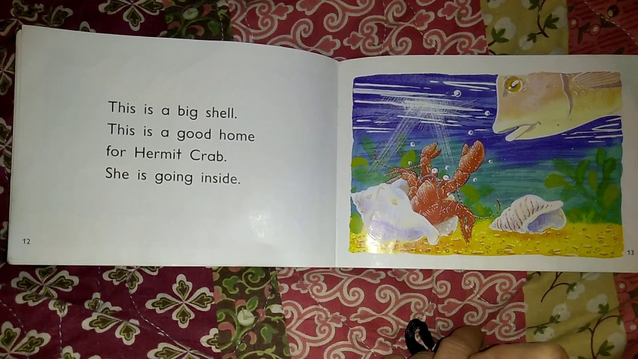 Story by Beverly Randell , Hermit Crab read by Grandma - YouTube