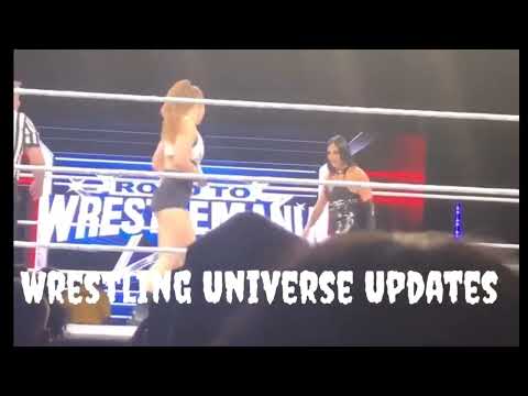 Ronda Rousey Power Punch On Sonya DeVille Face At WWE Supershow Live Event 02/26/22 Covelli Center