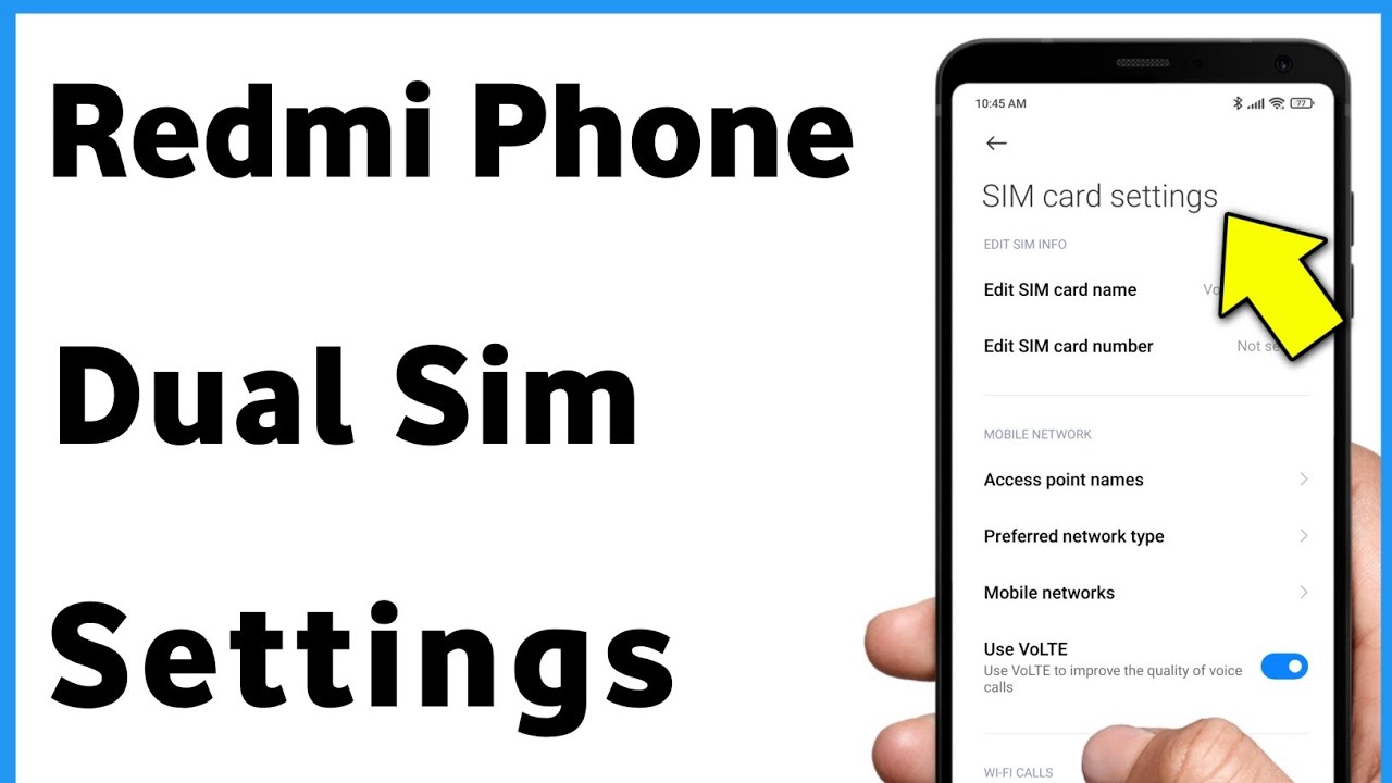Dual Sim Settings In Redmi | Dual Sim Settings In Redmi Note 7 Pro ...
