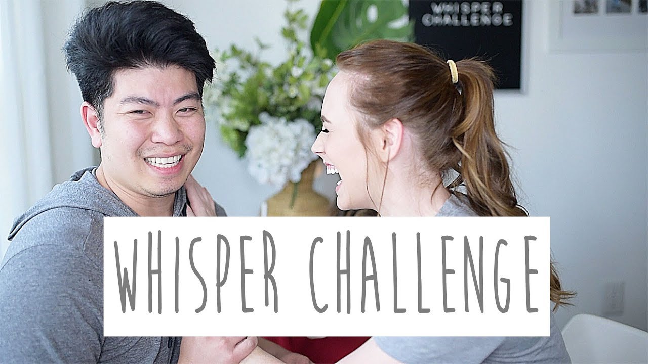 SOUTHERN GIRL VS FILIPINO GUY WHISPER CHALLENGE LEVEL 1 - YouTube