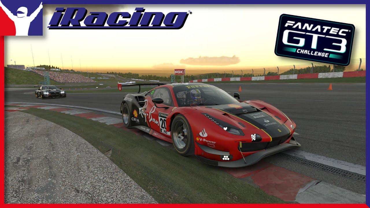 Iracing: UNE ITALIENNE SUR LE GP DU NURBURGRING! Fanatec/Ferrari 488 ...