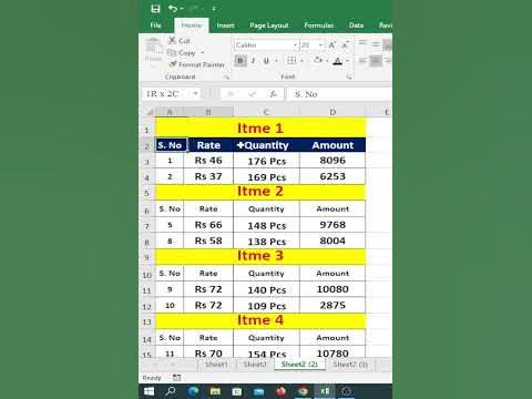 Format Painter | Excel Hindi Tutorial | Advance Excel Hinid | Excel Formuls | Maa Technology ...