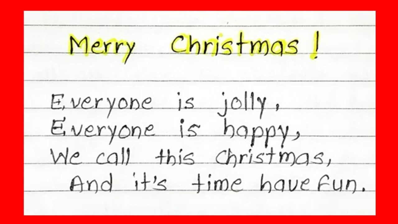 Poem On Christmas In English Christmas Poem YouTube poem-on-christmas-in-english-christmas-poem-youtube