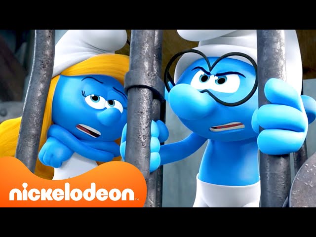 The Smurfs Getting Trapped for 90 Minutes! | @Nicktoons - Videos For Kids