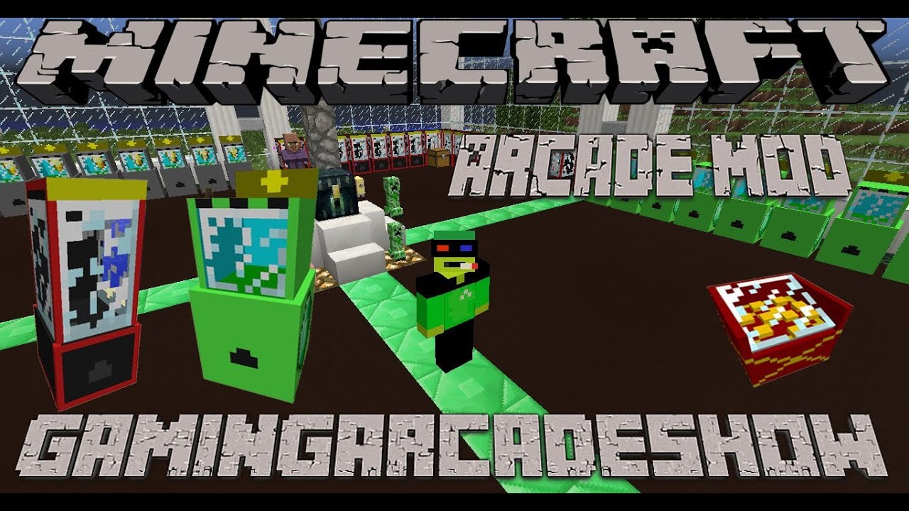 Minecraft:ARCADE MOD! - YouTube