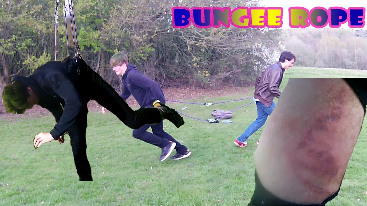 HOMEMADE BUNGEE JUMP / ATOMIC WEDGIE / WHIP - YouTube