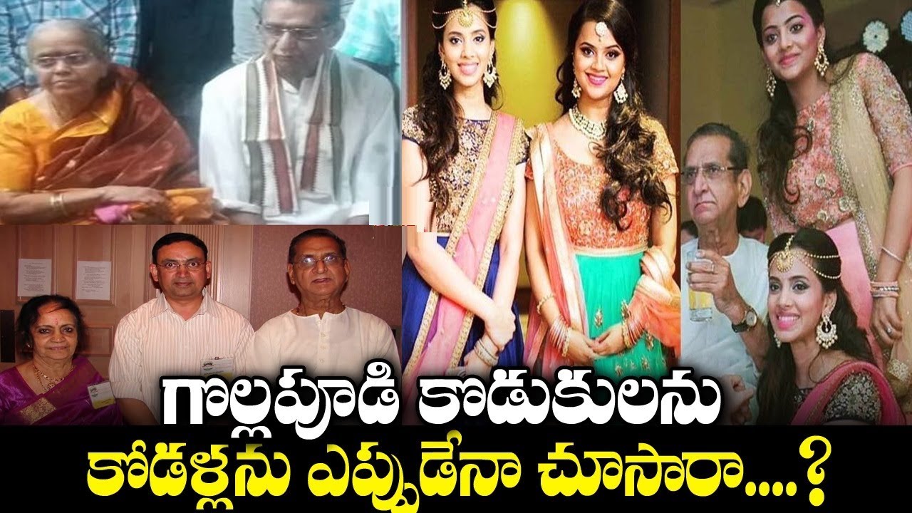 Gollapudi Maruthi Rao Unseen Family Photos | Wife, Sons and Grand ...