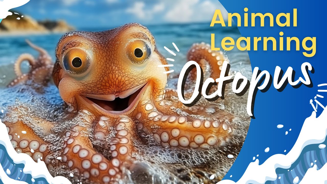 Sea Animal Octopus For Kids 🐙🌊 | All About Octopus Facts 🧠 | Animal ...