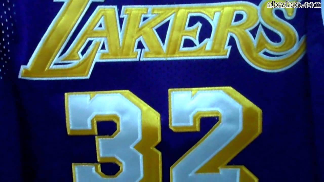 Adidas Los Angeles Lakers #32 Magic Johnson Soul Swingman Jersey at ...