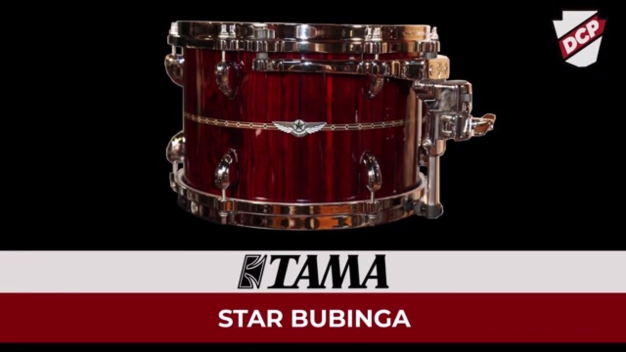 Tama Star Bubinga 5pc Drum Set Dark Red Cordia - YouTube