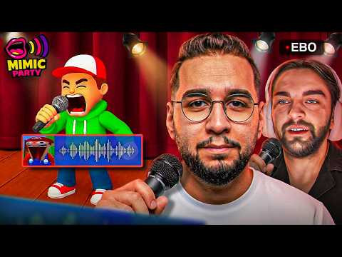 EN KOMİK SES TAKLİT OYUNU! GÜLMEKTEN SESİM KISILDI! | MIMIC PARTY @Ebonivon