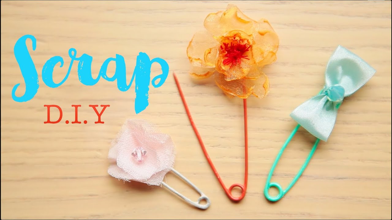 Scrapbooking D.I.Y: булавки / pins for scrapbooking - YouTube