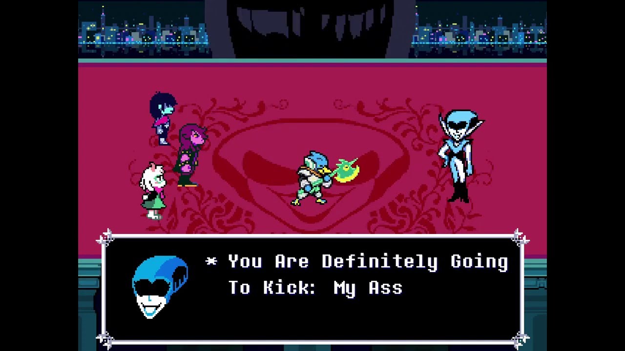 Queen runs away(Deltarune Chapter 2) - YouTube