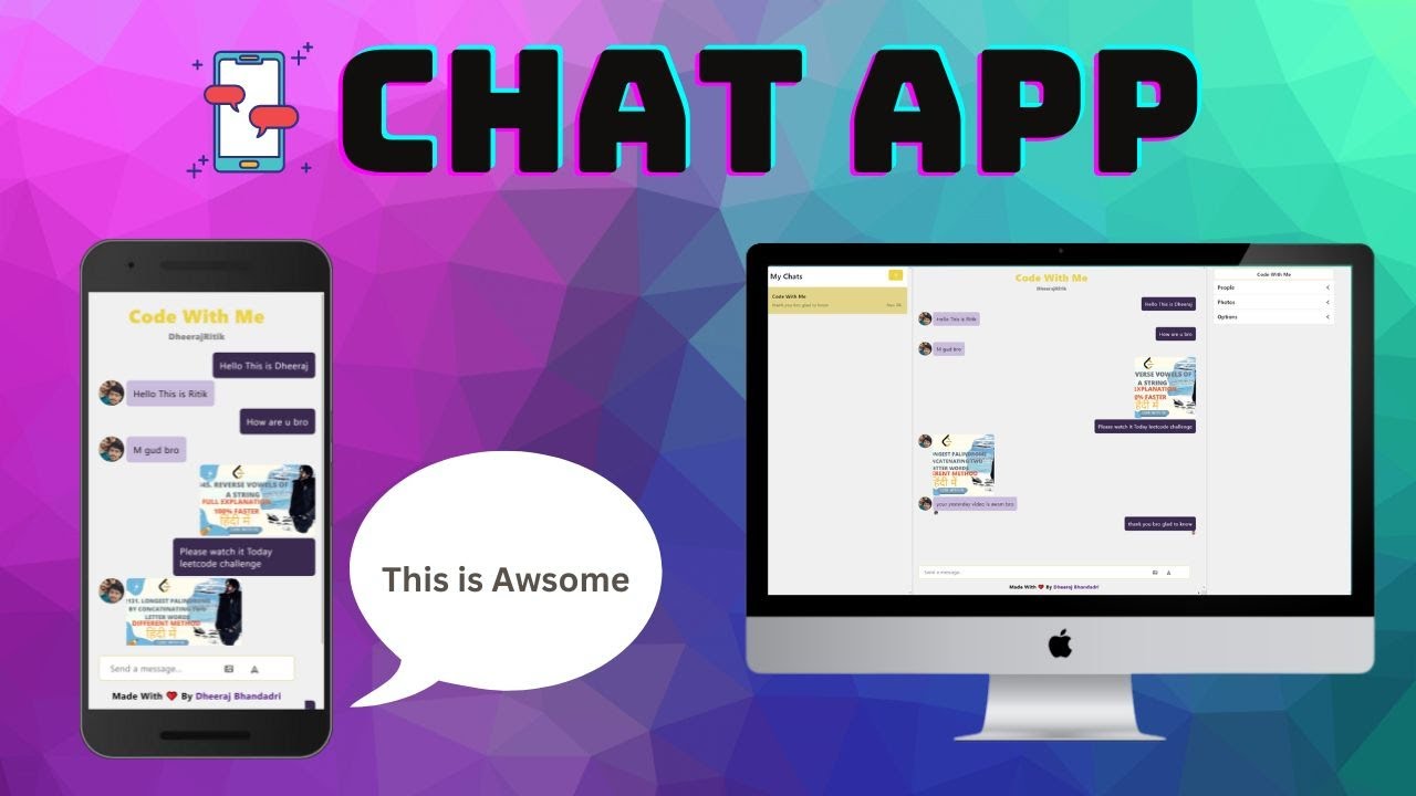 Chat Application in React | Kaam Ki Baat | Chat Engine | - YouTube