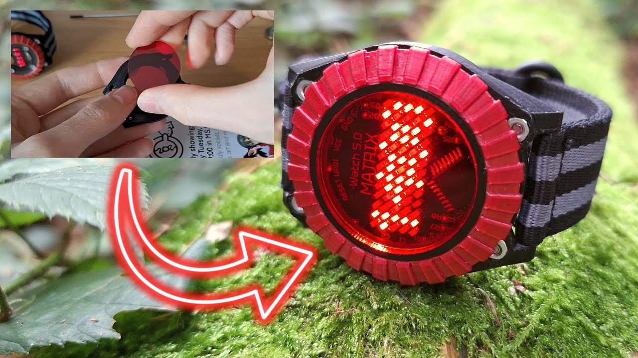 DIY LED Matrix Watch 5.0 - Assembly - YouTube