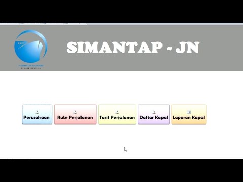Database Informasi Kapal & Tarif Perjalanan | Tutorial Microsoft Access ...