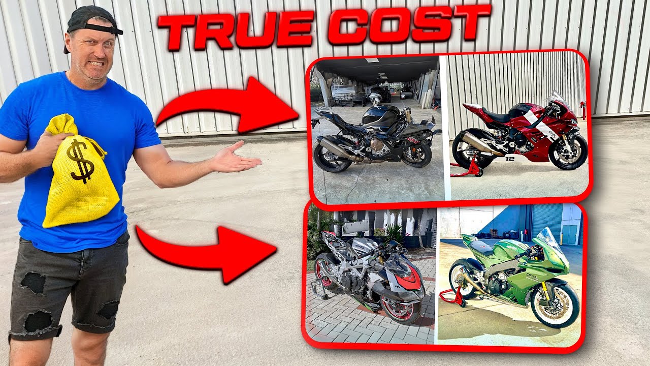 The TRUE COST OF REBUILDING SALVAGE SUPERBIKES from auction - YouTube