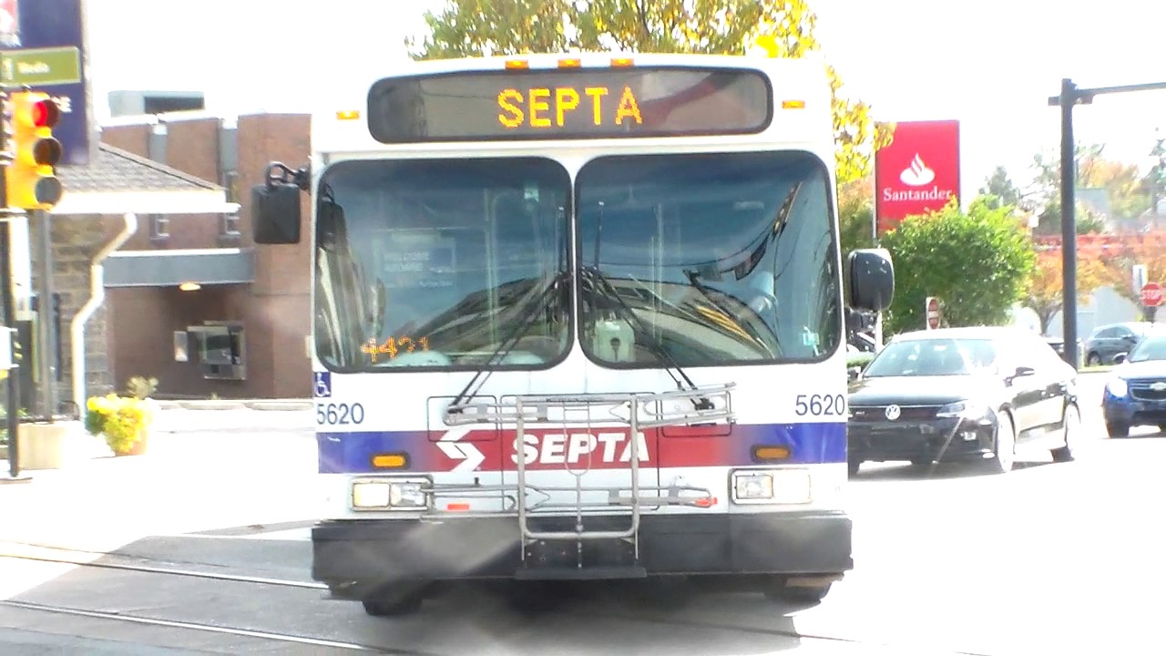 SEPTA BUS: NEW FLYER D40LF 5620 - YouTube