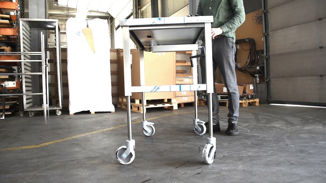 Happymanut - Chariot hauteur réglable - YouTube