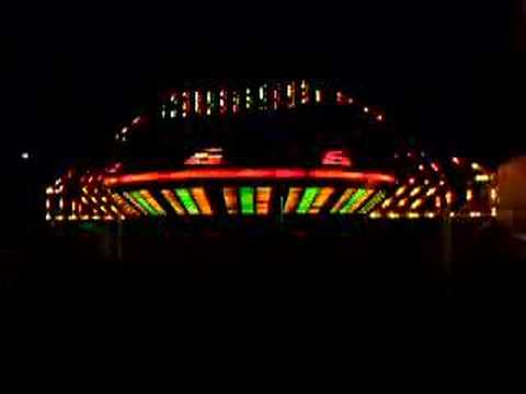 Gravitron Carnival Ride At Night - YouTube