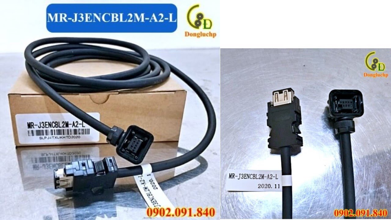 Mr J3encbl2m A2 L Encoder Cable Cho Servo Motor Mitsubishi Youtube