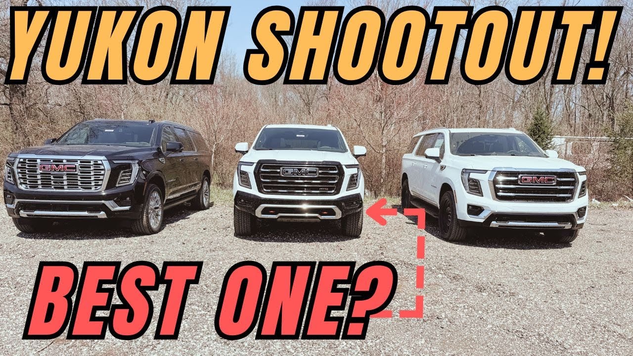 2025 GMC Yukon Denali vs AT4 vs Elevation | Interior Exterior tech ...