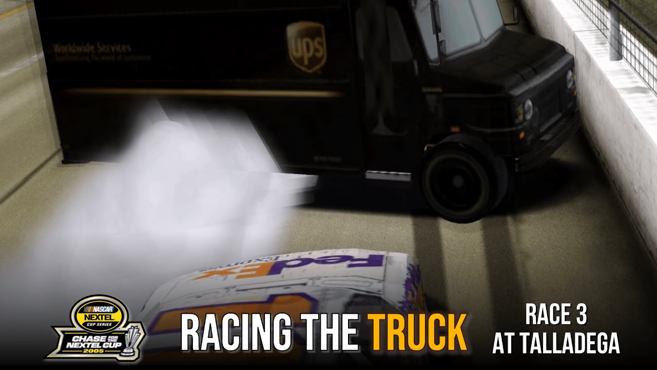 The Chase For The Cup But We're Racing The UPS Truck: Talladega (NASCAR ...